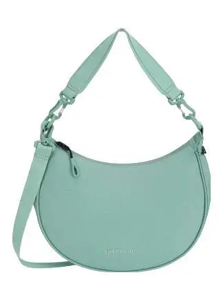 SHERPANI Mina Medium Lightweight Half Moon Crossbody Bag - Surf