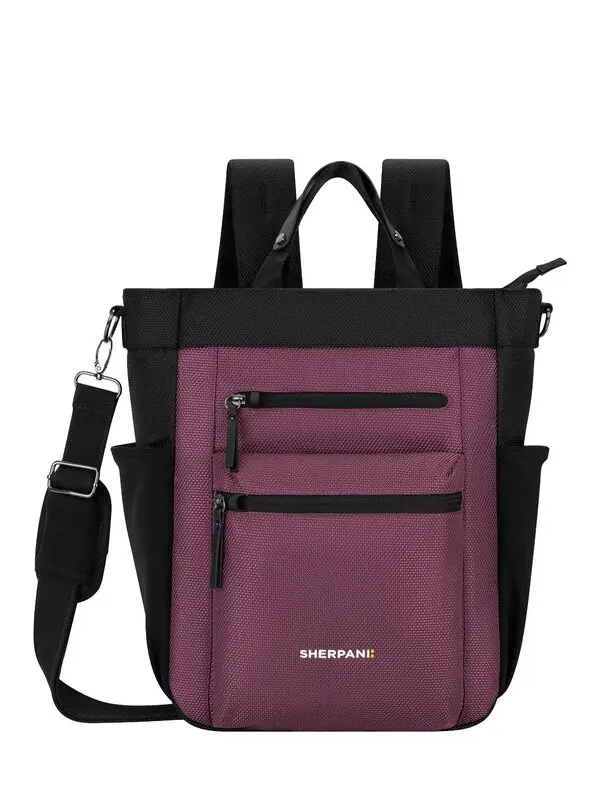 SHERPANI Soleil Convertible Anti-theft Backpack With Rfid Protection - Smoky Orchid