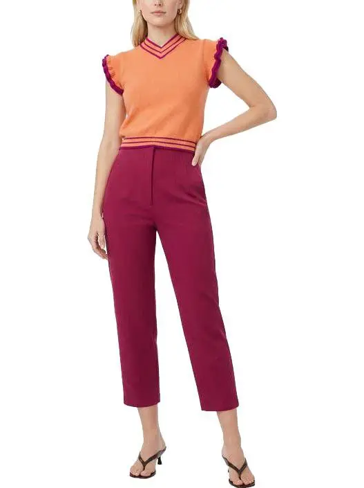 AREA STARS Reza Fitted Capri - Berry