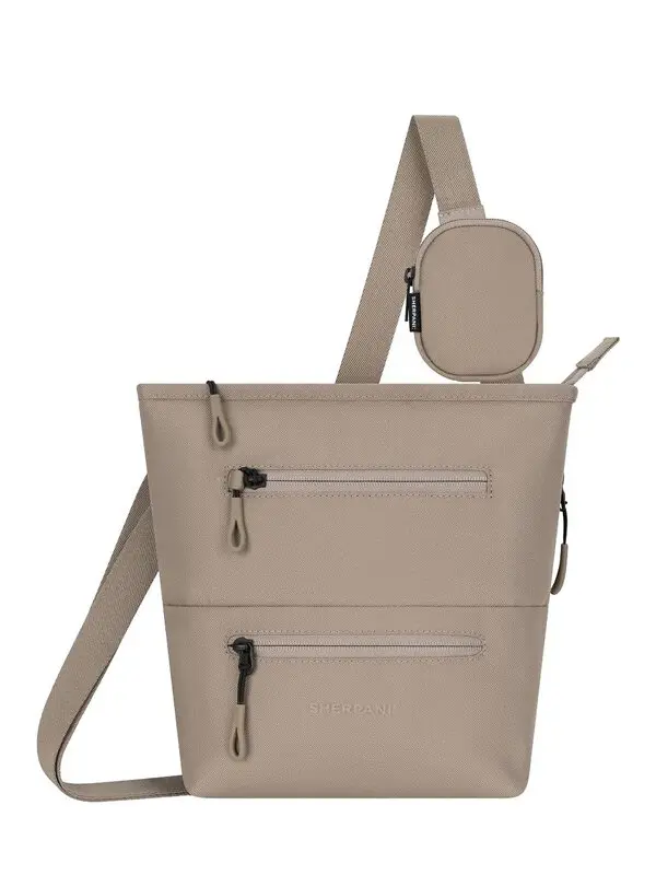 SHERPANI Sadie Lightweight Rfid Protection Crossbody Bag - Dune