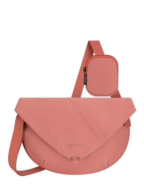 SHERPANI Milli Medium Crossbody Bag With Rfid Protection - Desert