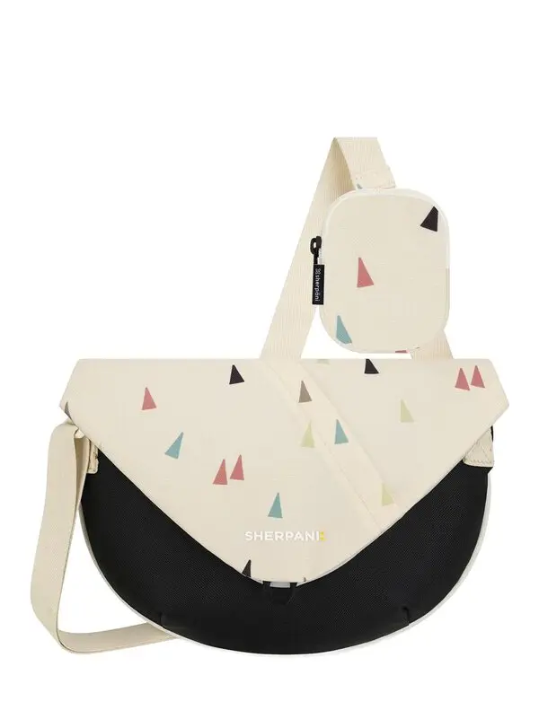 SHERPANI Milli Medium Crossbody Bag With Rfid Protection - Terrazzo