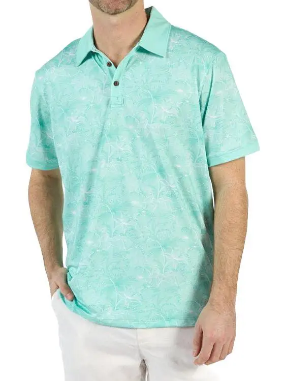 Kenny Flowers The Mulligan Golf Shirt - Mint