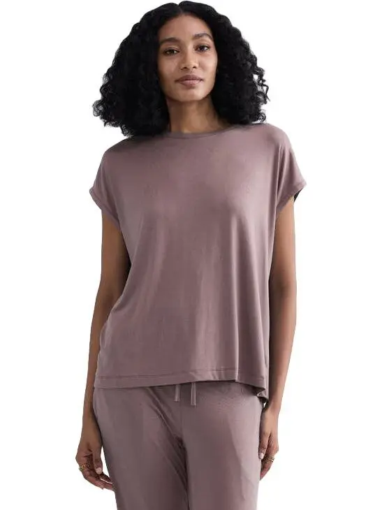 REISTOR Relaxed Everyday Modal Tee - Dusty Rose
