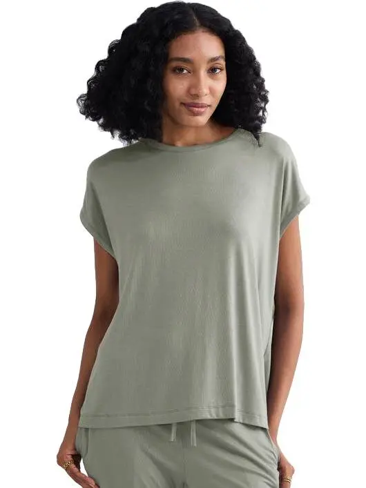 REISTOR Relaxed Everyday Modal Tee - Olive