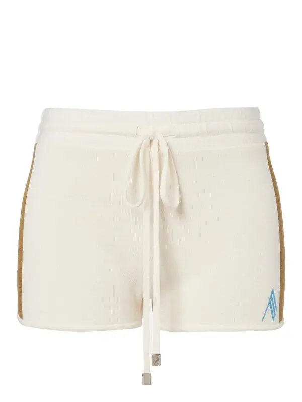 Attico Cotton Shorts - White