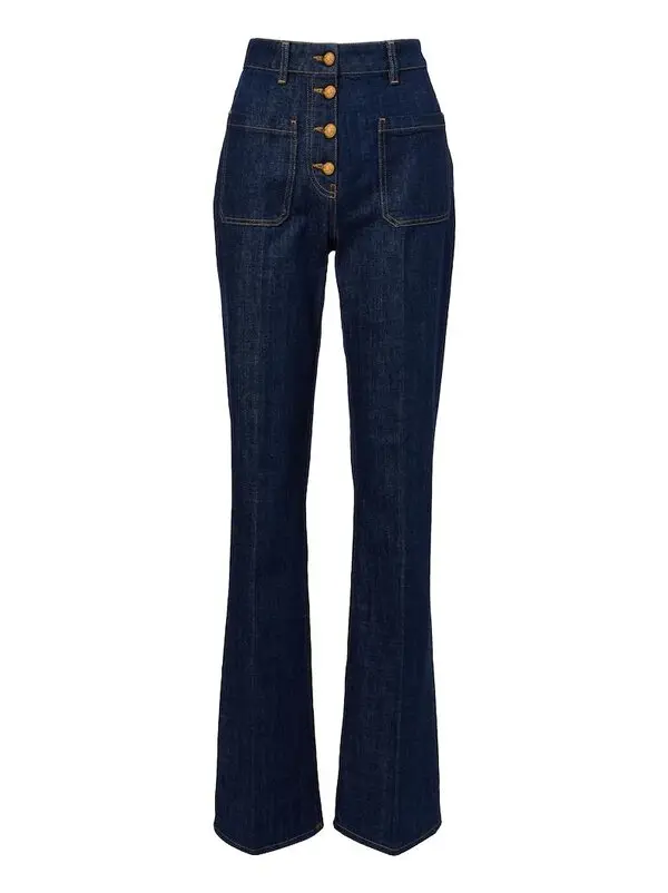 Valentino Garavani High-rise Flared Jeans - Blue