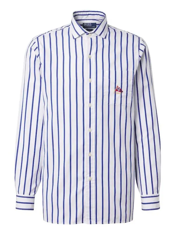 Polo Ralph Lauren Striped Cotton Shirt - White