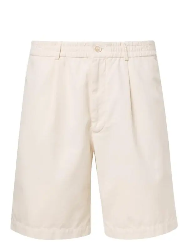 Brunello Cucinelli Cotton Shorts - White