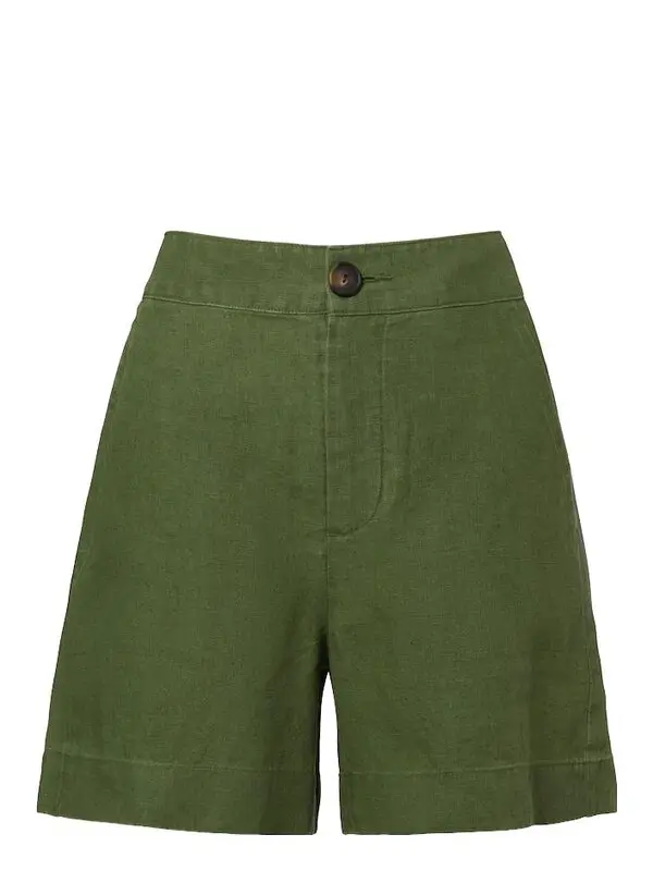 Vince Hemp Bermuda Shorts - Green