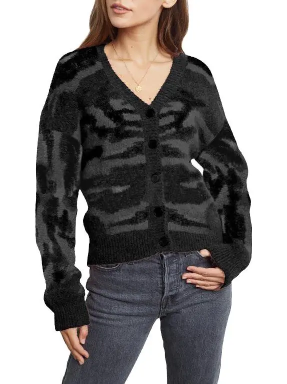 Rails Veronica Camo Cardigan - Grey Camo