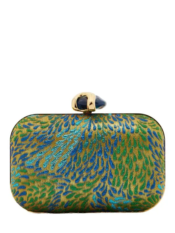 JIMMY CHOO Cloud Brocade Clutch - Multicoloured