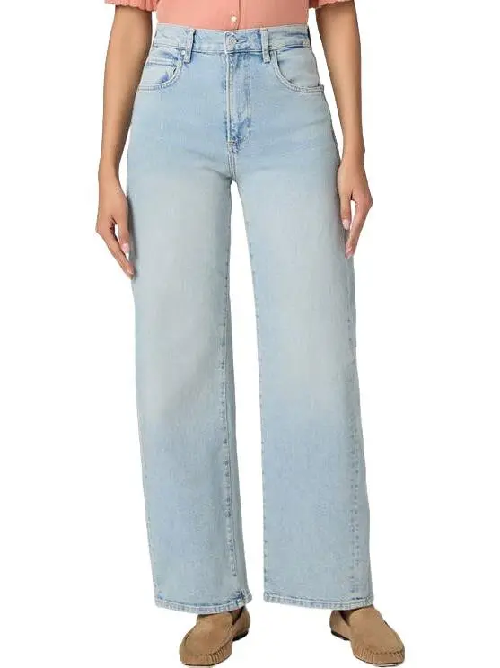 Paige Arellia High Waist Skimmer Barrel Jeans - Mar Vista