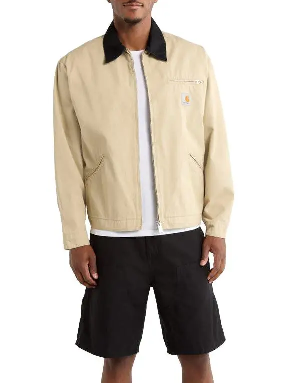 Carhartt Work In Progress Organic Cotton Canvas Chore Jacket - Barchan/black