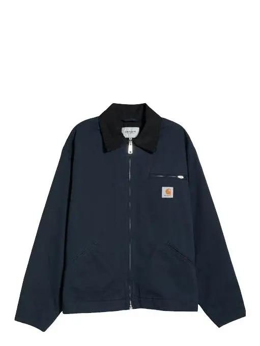 Carhartt Work In Progress Organic Cotton Canvas Chore Jacket - Deep Night/black