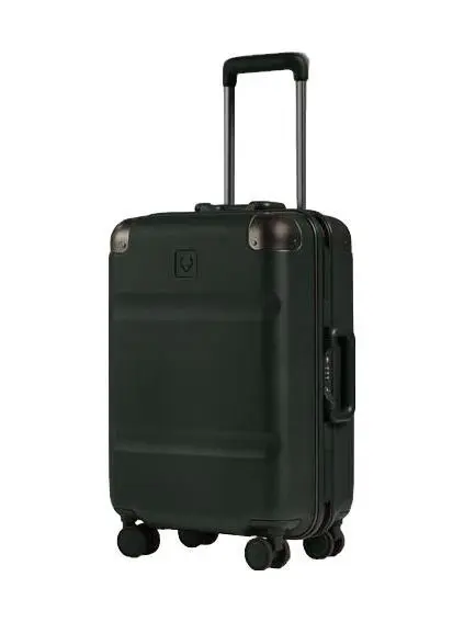 ANTLER Heritage Stripe Cabin Suitcase - Dark Forest Green