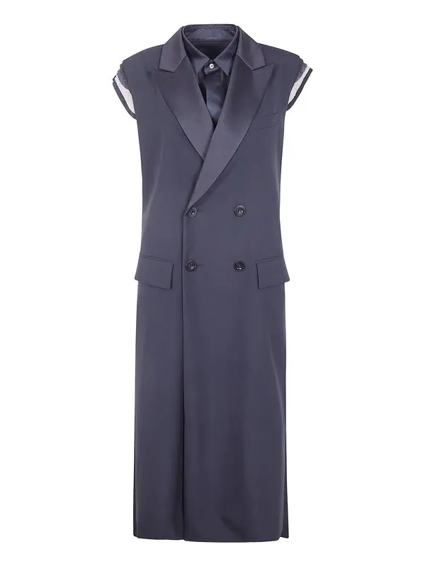 Sacai Suiting Vest - Black