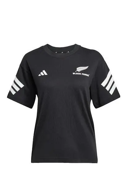 Adidas Ferns 3-stripes T-shirt - All Black