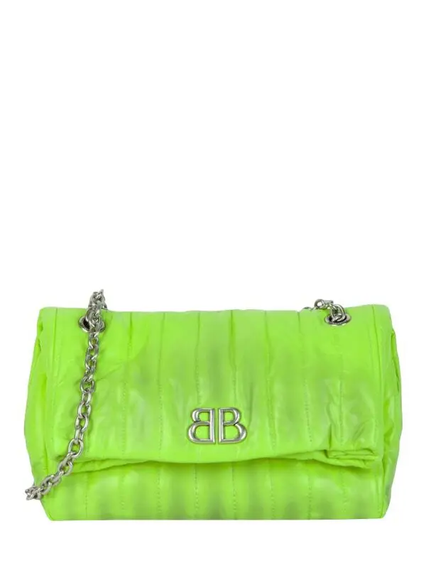 Balenciaga Quilted Chain Bag - Apple Green