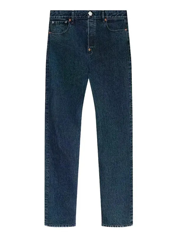 Kenzo Logo Embroidered Jeans - Blue