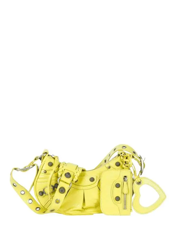 Balenciaga Xs Le Cagole Shoulder Bag - Lime
