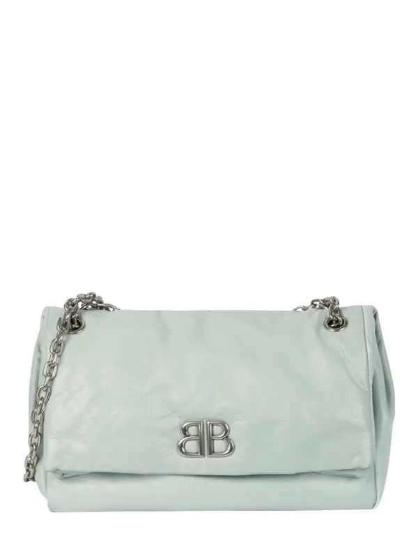 Balenciaga Monaco Medium Chain Bag - Aqua