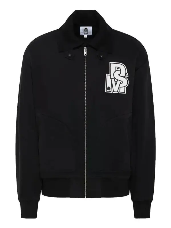 DOVER STREET MARKET Spread Collar Bomber Jacket - Black