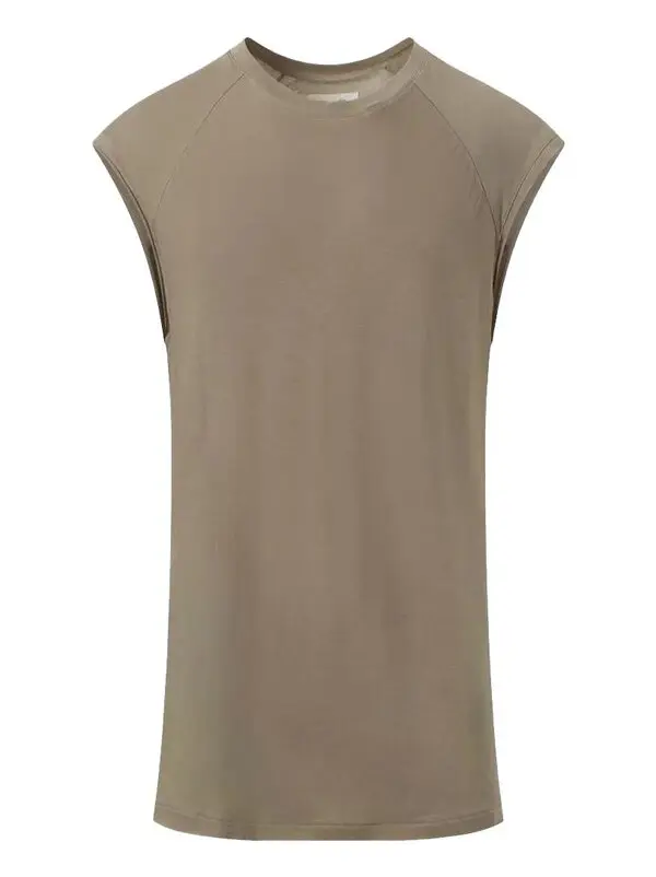 ENTIRE STUDIOS Crew-neck Tank Top - Brown