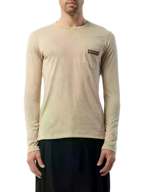 MASTERMIND WORLD Logo-patch Pocket T-shirt - Neutrals