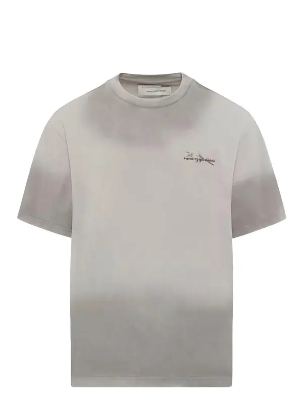 FENG CHEN WANG Spray-painted Logo T-shirt - Grey
