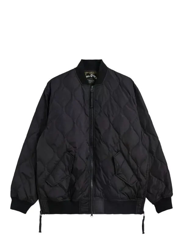 Taion Ma-1 Quilted Bomber Jacket - Black