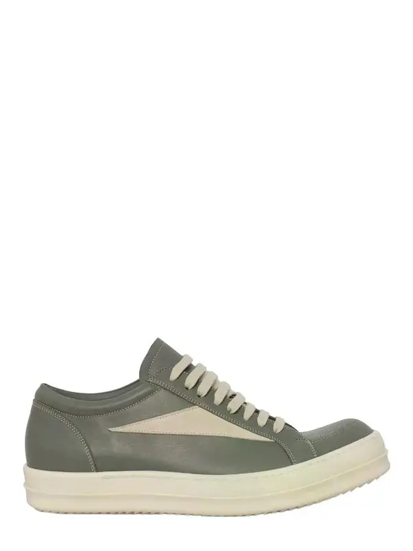 Rick Owens Leather Sneakers - Grey