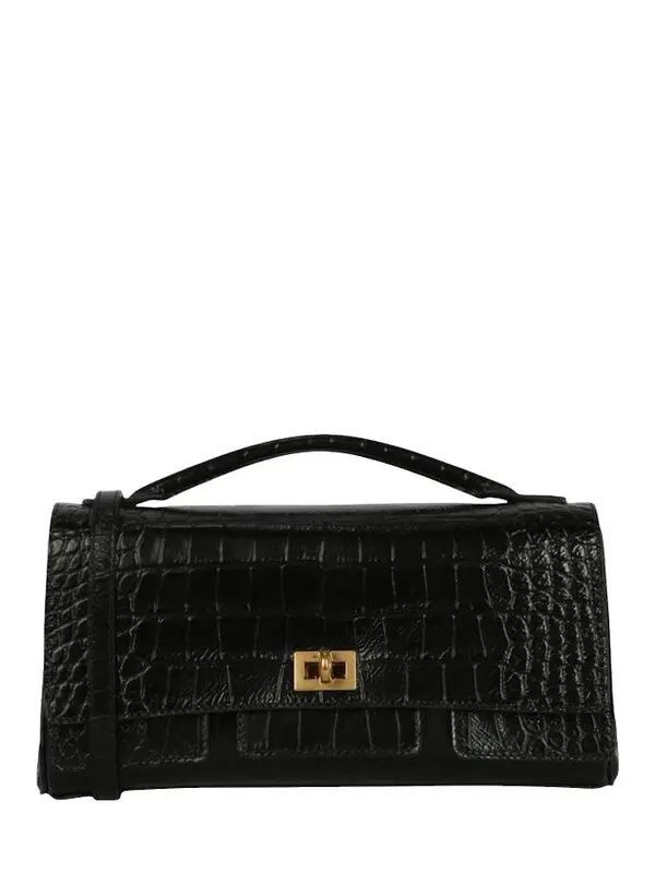 Balenciaga Bel Air Clutch Bag - Black