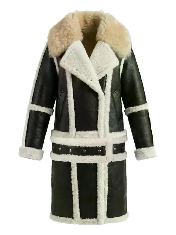ALMAZ Sheriff Shearling Coat - Black