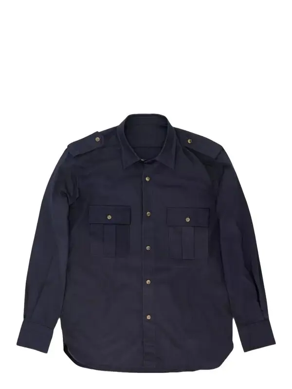 FORTELA Sahara Military-style Overshirt - Blue