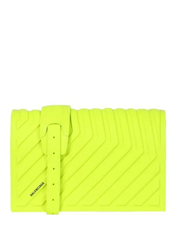Balenciaga Strap Car Flap Bag - Fluo Yellow