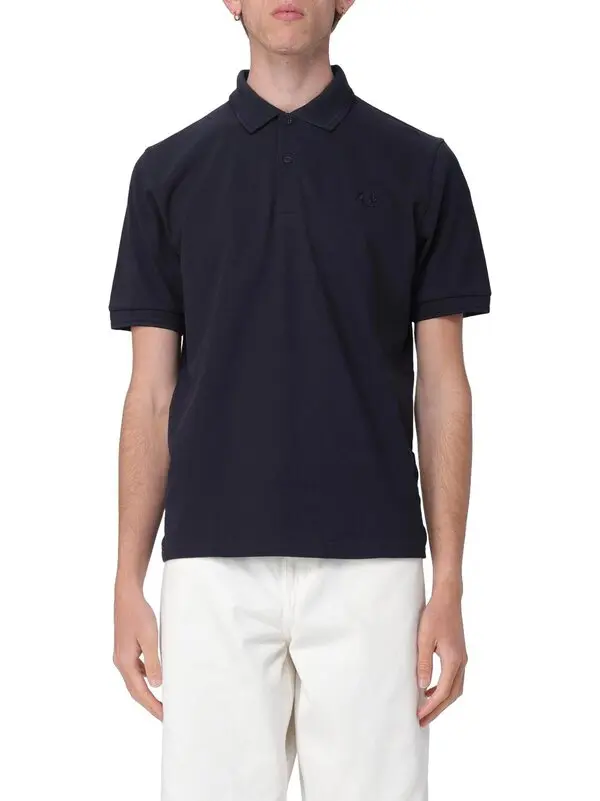 Fred Perry Cotton Polo Shirt - Blue