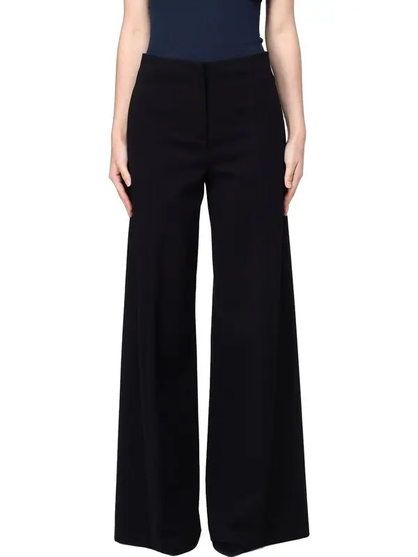 Liviana Conti Wide Leg Trousers - Black