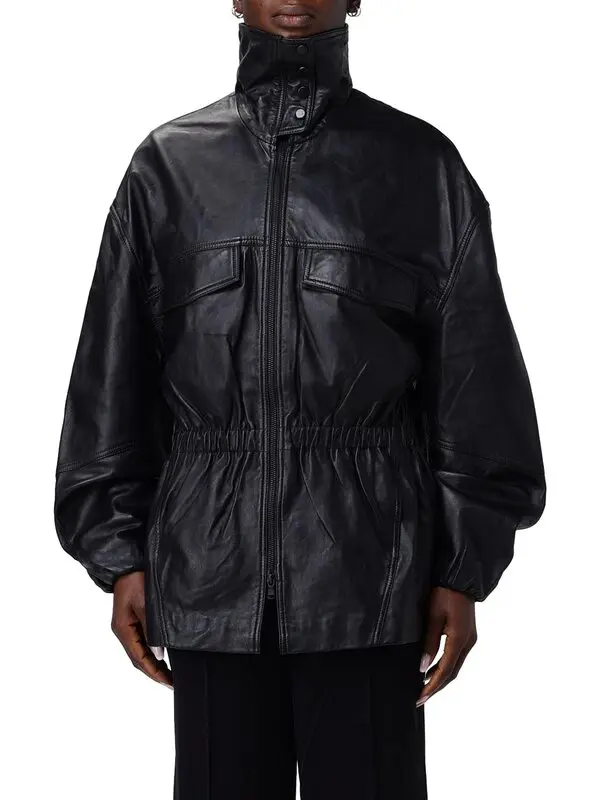 THE FRANKIE SHOP Leather Jacket - Black