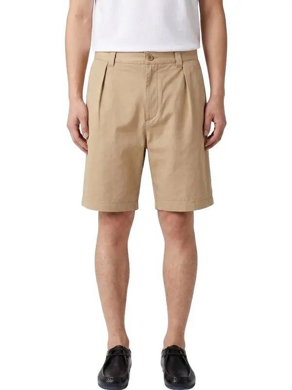 A.p.c. Tailored Pleated Shorts - Beige