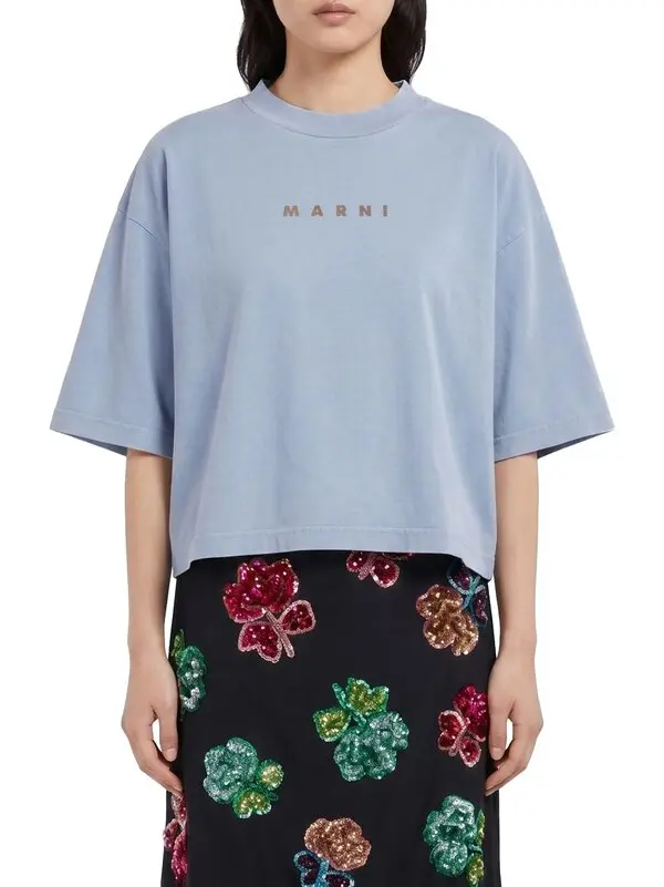 Marni Logo T-shirt - Blue