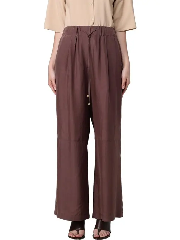 ALYSI Wide Leg Pants - Violet