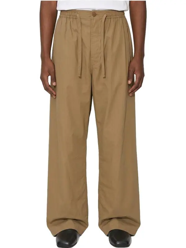 LEMAIRE Wide Leg Trousers - Brown