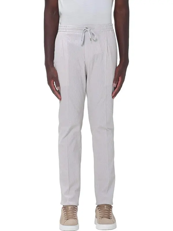PT TORINO Tailored Trousers With Drawstring Waist - Sand