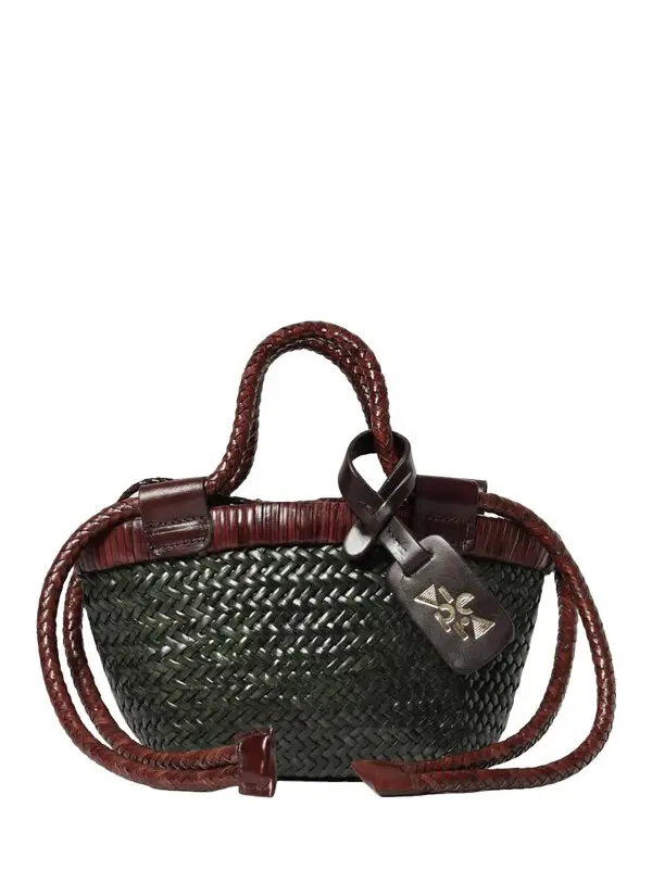 VIPERA Woven Tote Bag - Green