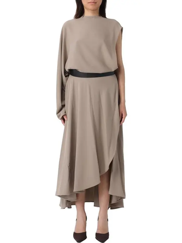 MEIMEIJ Asymmetrical Dress - Dove Grey