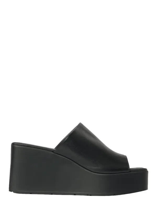 VIC MATIE Platform Heeled Sandals - Black