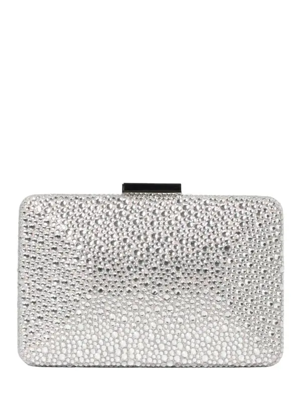 TWENTY FOURHAITCH Clutch With Embellished Detail And -tone Clasp - Nude
