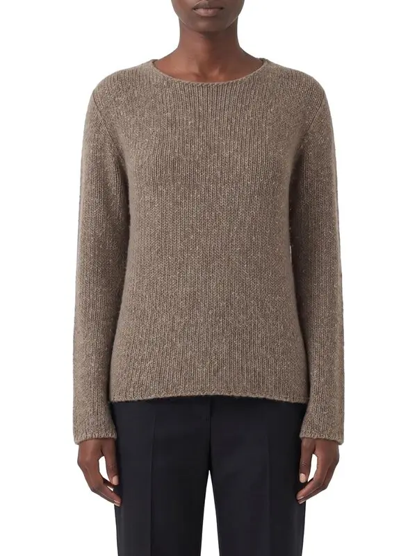 THE ROW Ribbed Knit Sweater - Beige