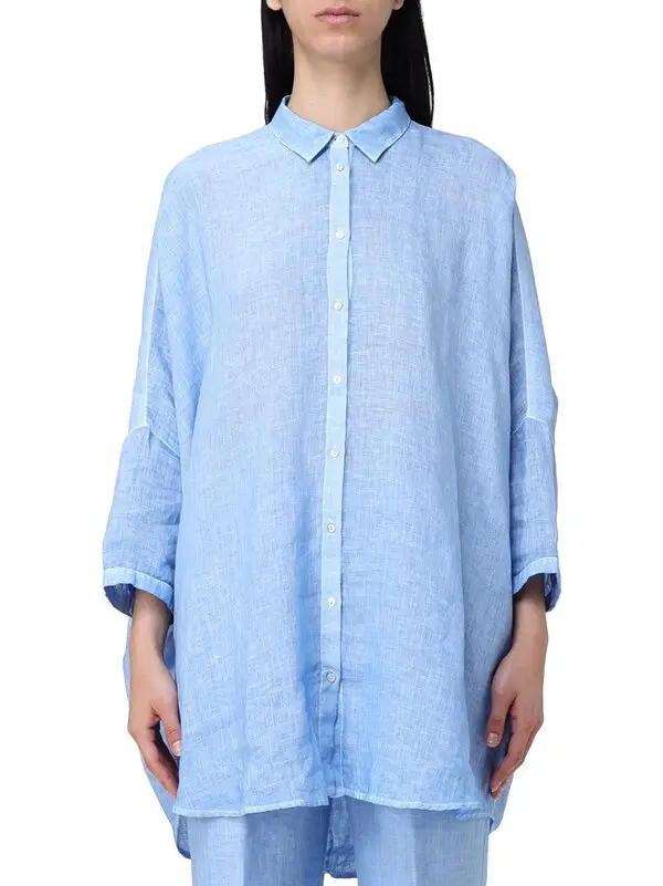 120% Lino Shirt - Avion
